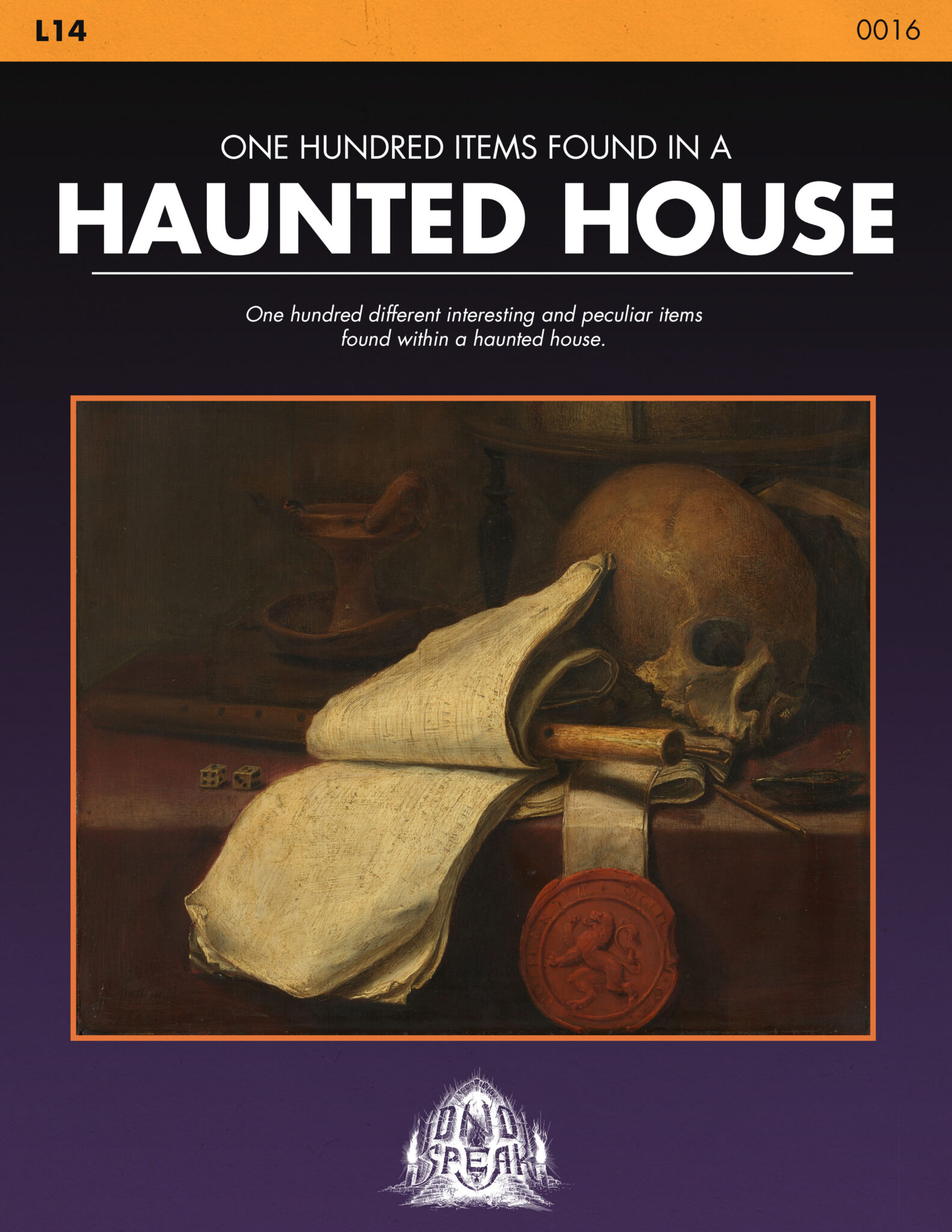 100 Items Found In a Haunted House - Dndspeak